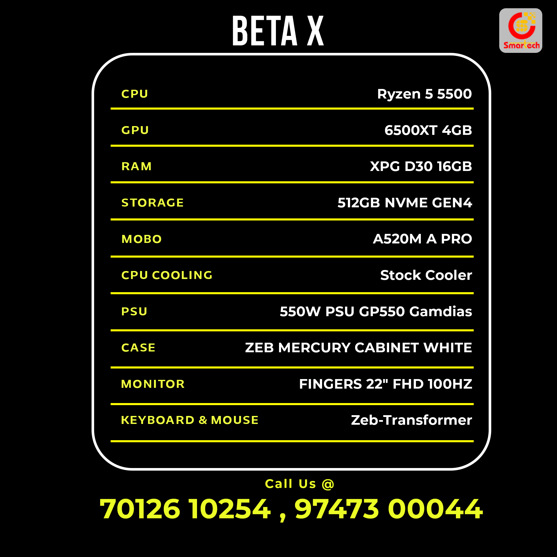 SMT BETA X - Smartech Computers
