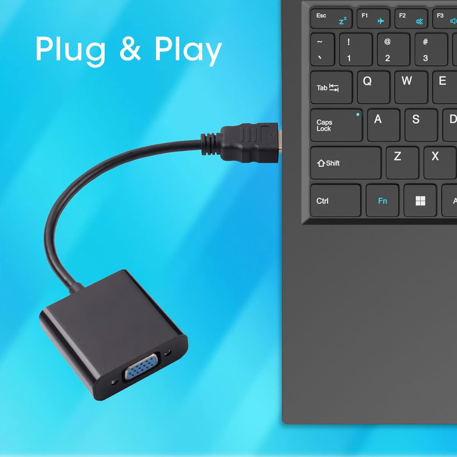 ZEBRONICS HAV01 HDMI to VGA adapter - Smartech Computers