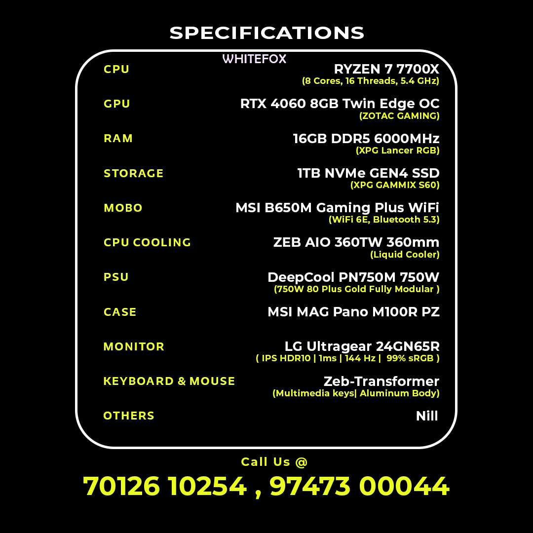 SMT WHITEFOX - Smartech Computers