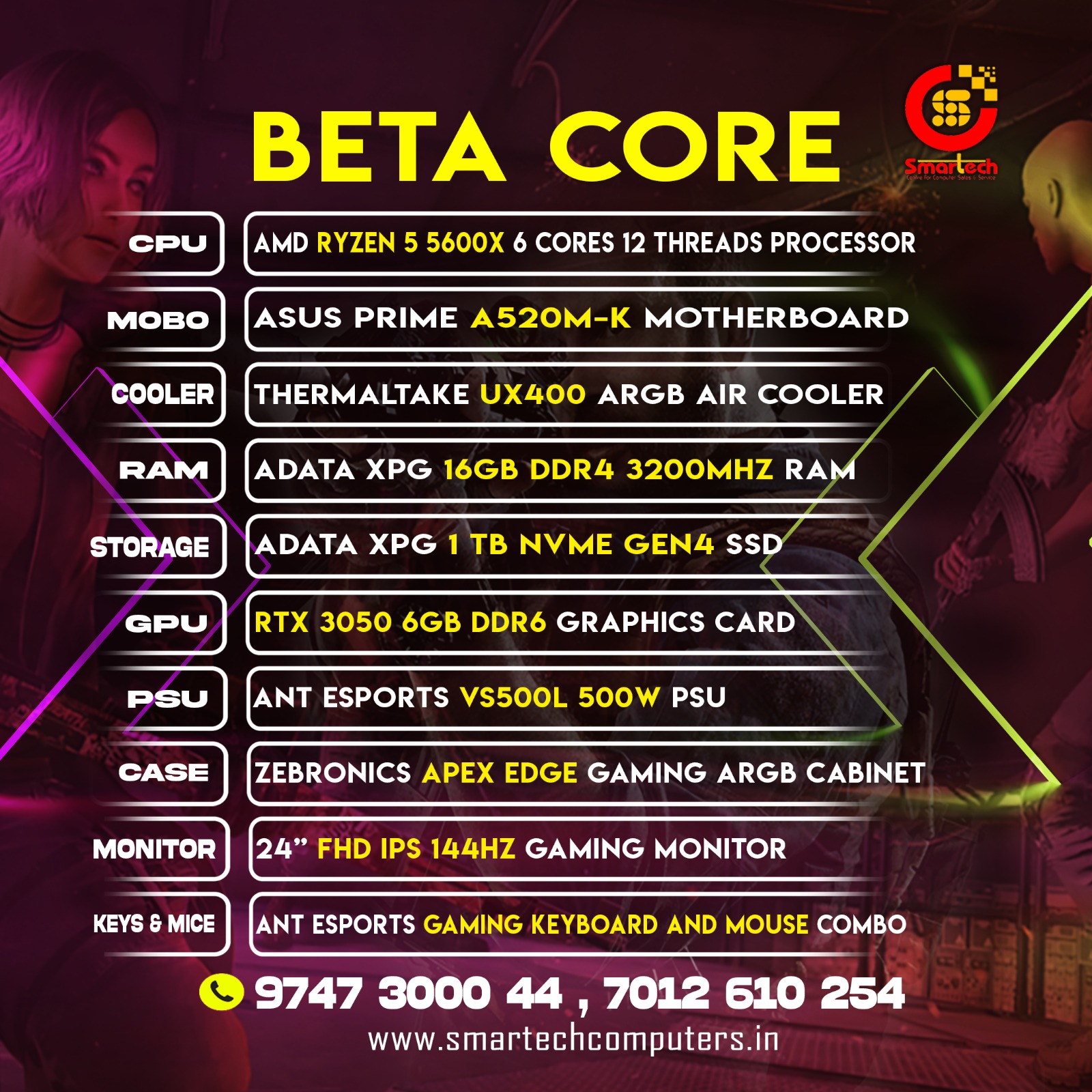 SMT BETA CORE - Smartech Computers